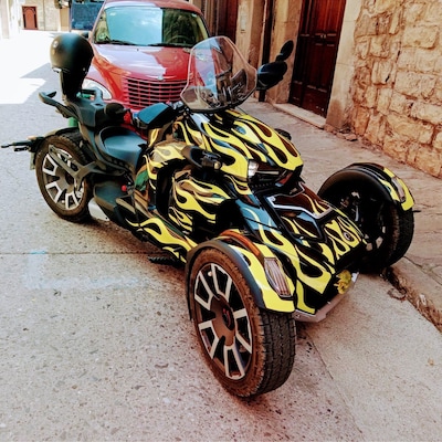 Can Am Ryker Sport Rally 600 900 Graphic Wrap Decal Kit paint Splatter ...