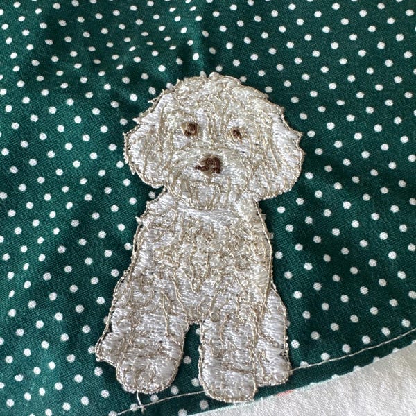 Cockapoo Embroidery Design: Sitting Dog, 4x4 Hoop (digital Download) - Etsy