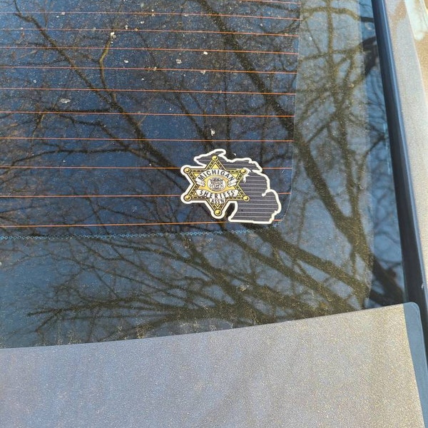 Michigan State Police Highway Patrol. Police Reflective Vinyl Decal ...