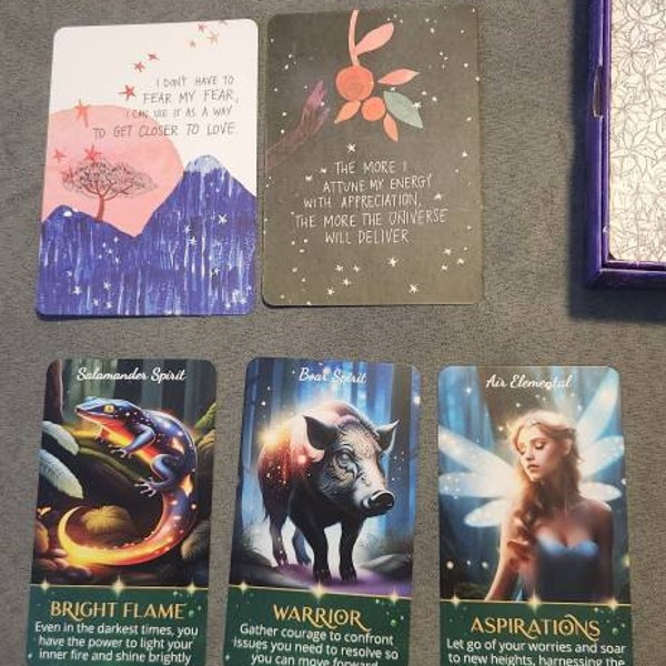 CUSTOM PREORDER: Guiding Insights Angel Oracle Deck With Celestial ...