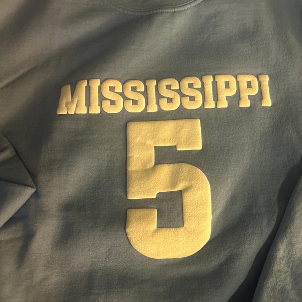 Custom Puff Print Sweatshirt, Custom School Sweatshirt, Custom Logo ...