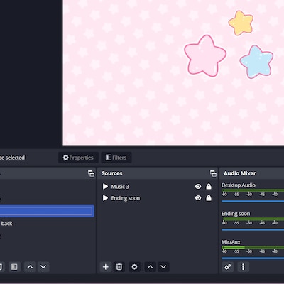 ANIMATED Twitch Cute Pink Pixel Pop up Box Window Screens / Offline ...