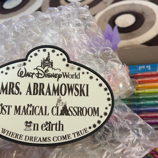 Most Magical Disney Teacher Wood Sign – Personalized Classroom Decor - Etsy