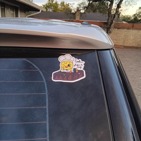 Straykids SKZOO Bbokari Brownie Chef Vinyl Sticker - Etsy