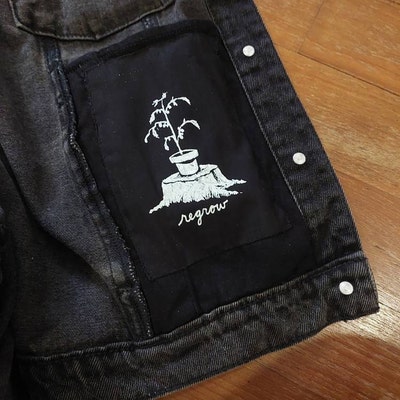 Squat the Moon SQUATTERS RIGHTS Patch Esoteric Anarchist I - Etsy