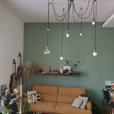 Hemp Rope Pendant Light With Knot Nautical Lighting Manila Rope Lamp ...