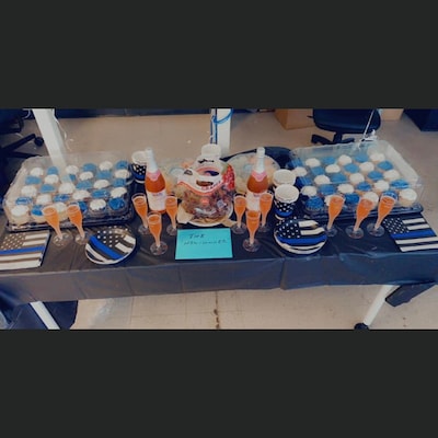 Thin Blue Line 18 Balloon, Policeman Balloon, Police Retirement - Etsy