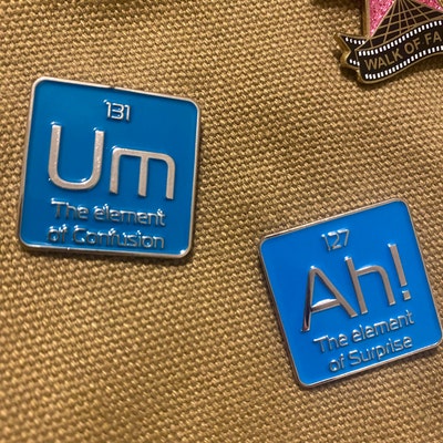 Enamel Pin Science Enamel Pins Periodic Element Pin Funny Pins Pin Set ...