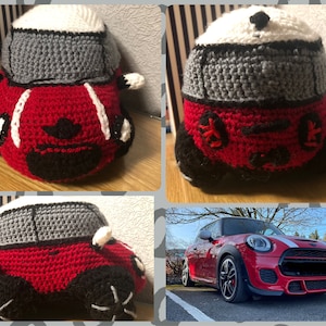 Mini Cooper Soft Toy Crochet Pattern - Etsy