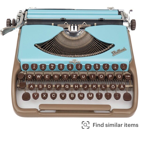 Red Typewriter Olympia SM2, Vintage Typewriter Working, Manual ...