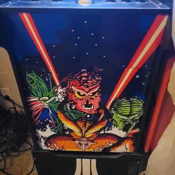 Donkey Kong 1up Arcade Classics Marquee for Reproduction Header/backlit ...