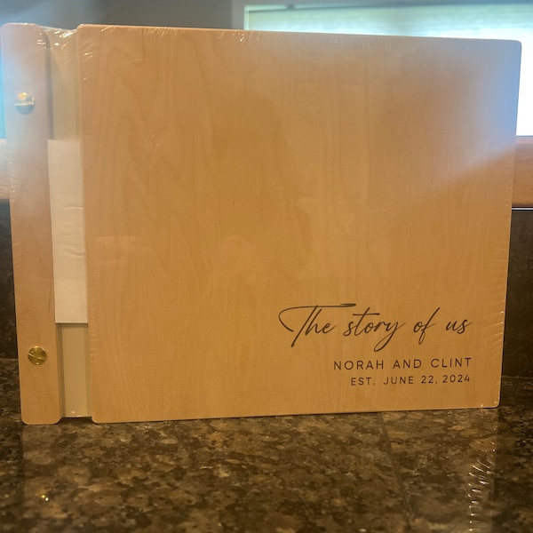 First Anniversary Scrapbook Gift | Paper 1st Anniversary Gift | One ...