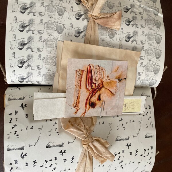 Tea Dyed Paper Journal, Coffee Stained Paper, Grit and Hope Journal ...