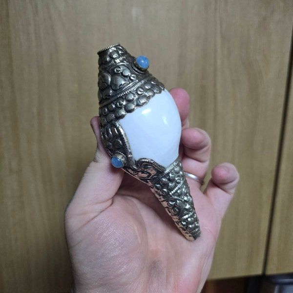 Blowable Large Conch Shell Astamnagala Engraved Buddhist Eight ...