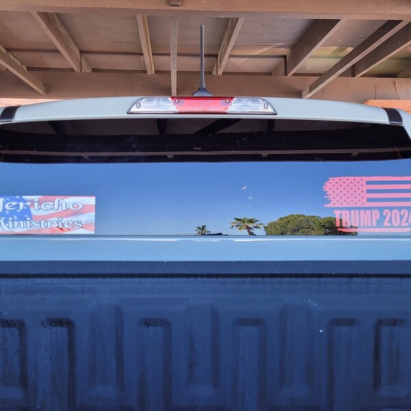 TRUMP 2024 Tattered American Flag Decal Donald Trump 2024 Tattered ...