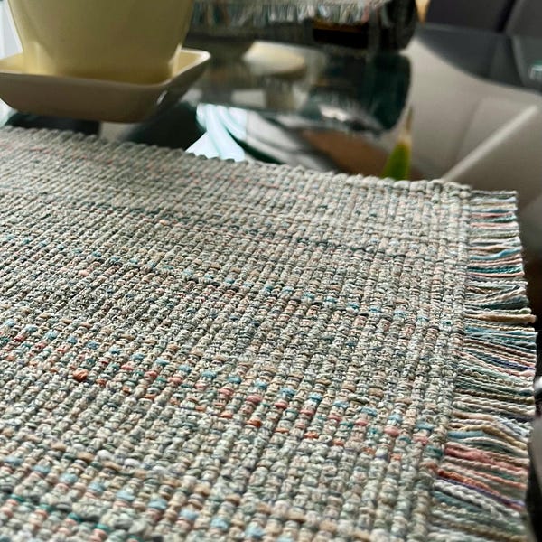 Evergreen Forest Pair Placemats , Handwoven, Machine Washable, Dryable ...