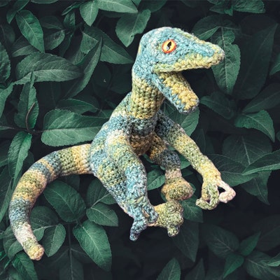 Velociraptor Pattern by Crafty Intentions DIGITAL PDF Downloadable - Etsy