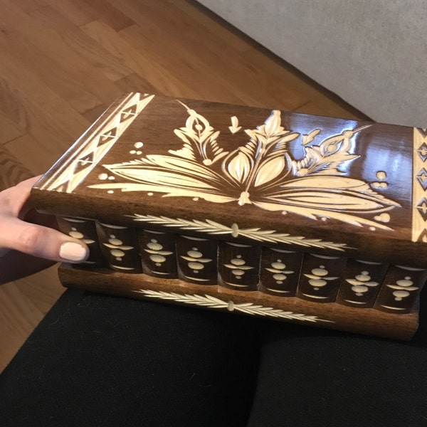 Genuine Impossible Lock Box Puzzle W/ Secret Compartment by European ...