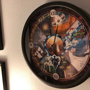 Final Fantasy Clock Hero of Light Cloud Strife Squall | Etsy