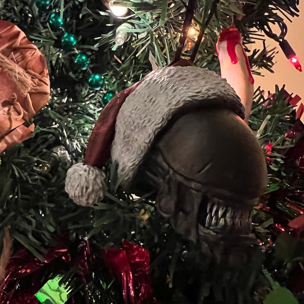 Alien Christmas Ornament Xenomorph Xmas Tree Decor Decoration - Etsy