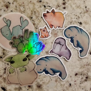 Prairie Dog Vinyl Stickers Mama Baby Sticker Art Prairie | Etsy