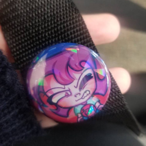 Invader Zim Pins Glossy or Holographic Buttons | Zim Dib Gaz GIR ...