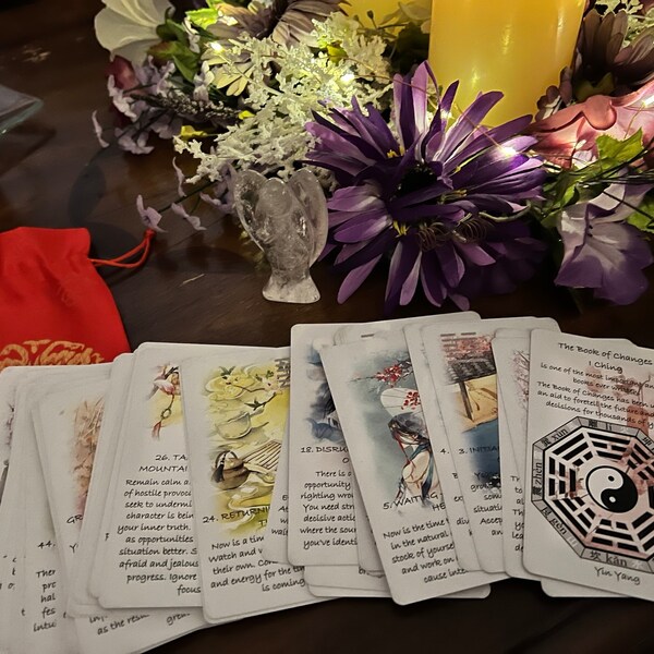 I Ching Oracle Deck. Book of Changes - Etsy