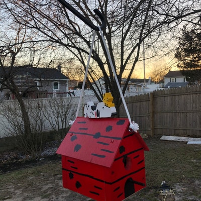 Snoopy Woodstock Mailbox Fence Line Topper Top Large Outdoor Decoration ...