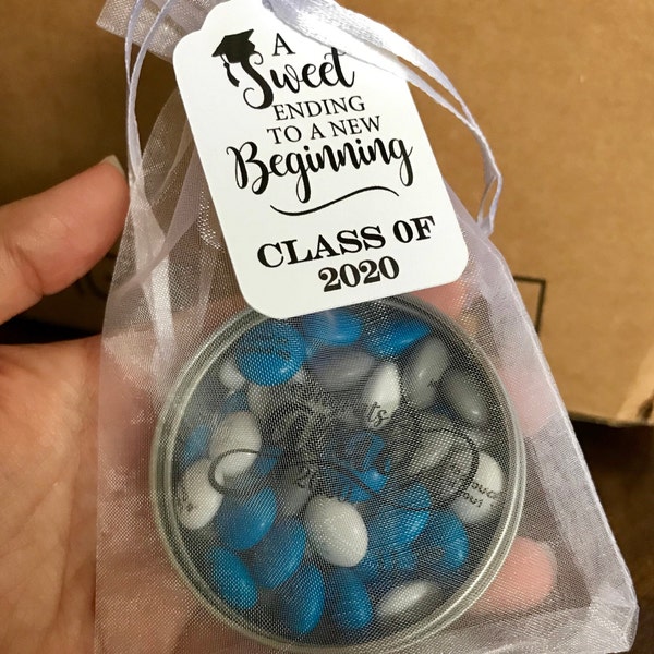 Graduation Favor Tags, PERSONALIZED Graduation Thank You, Graduation ...