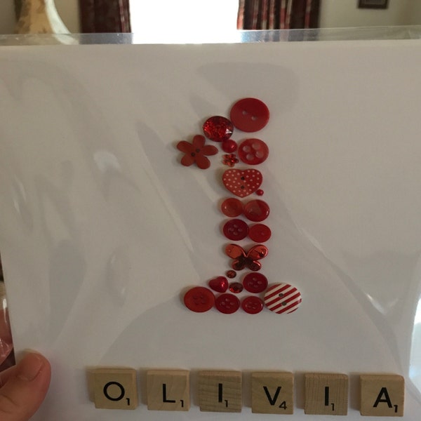 Handmade Birthday Card for Partially Sighted or Blind, for Man or Woman ...