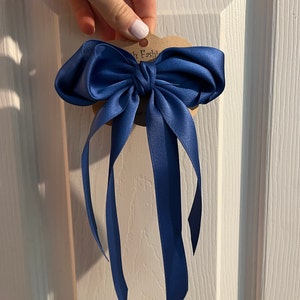 Floral Lace Drape Bow Translucent Mesh Bow Hair Accessory for - Etsy