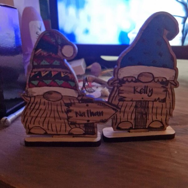 Christmas Personalised Gonk Decorations Place Names - Etsy