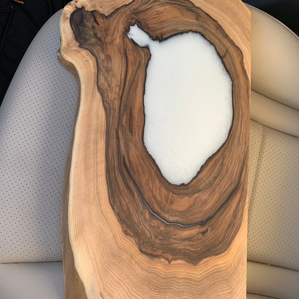 Coffee Table From Mappa Burl . Mappa Burl Table With Epoxy. Epoxy Table ...