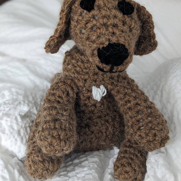 Labrador Crochet Pattern, Golden Retriever Crochet, Dog Crochet Pattern ...
