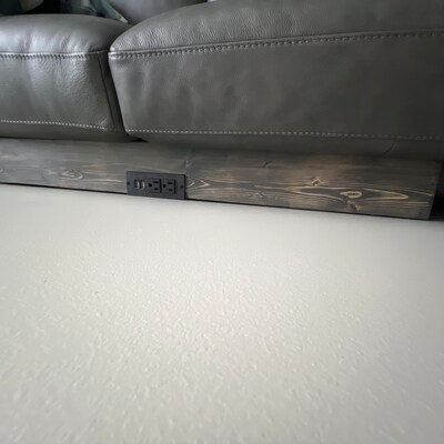 Hidden Sofa Table or Tray With Outlet - Etsy