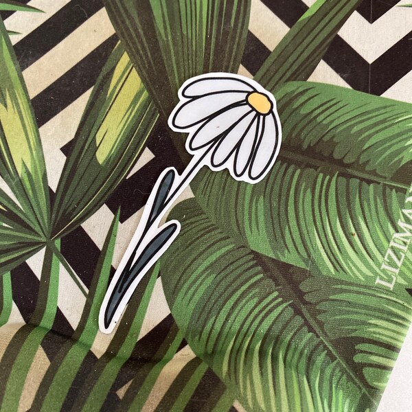 April Birth Flower Sticker | Birth Flower Sticker | Daisy Sticker ...