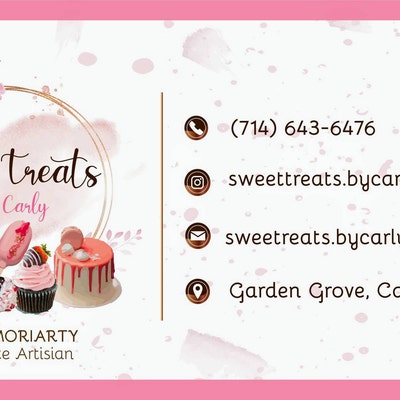 Strawberry PRICE LIST Editable Template, Sweet Treats Flyer, Canva ...