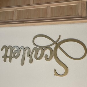 Name Sign for Nursery Baby Boy Girl Landon Wooden Letters Alphabeticals ...