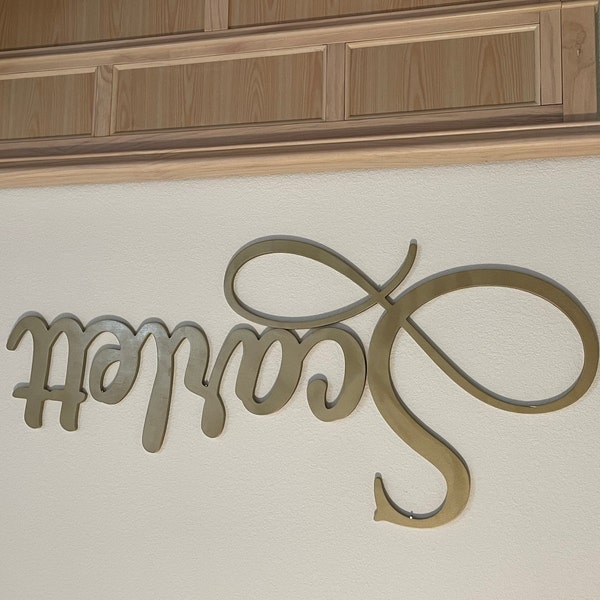 Landon Boy Baby Name Sign for Nursery Decor Custom Wooden Nursery ...