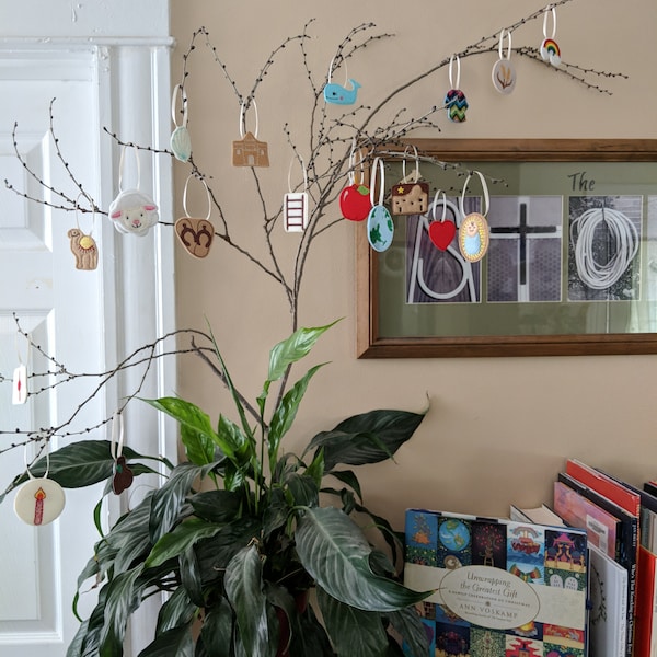 Felt Jesse Tree Ornaments ~ Corresponds With Unwrapping the Greatest ...