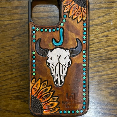 Custom Bullskull Phone Case - Etsy