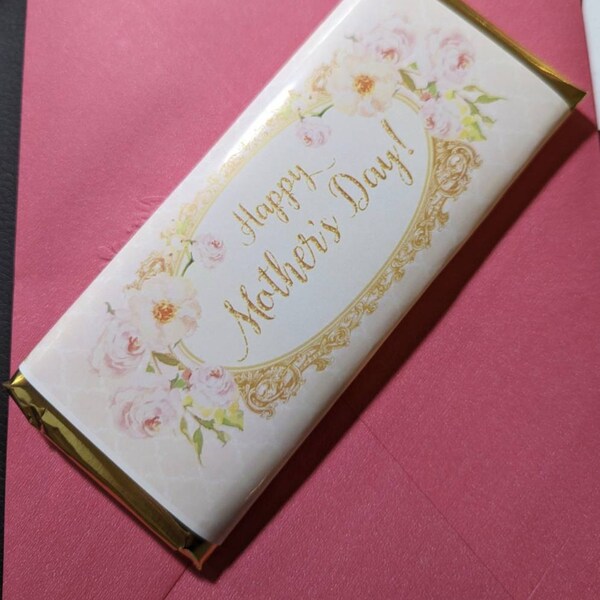 Mothers Day Candy Bar Wrappers, INSTANT DOWNLOAD, Printable Happy ...