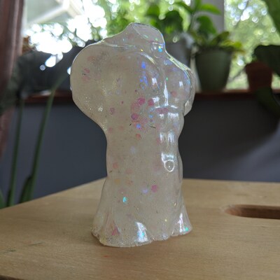 Male Torso Body Shape Mold for Resin Crafting, High Gloss Finish, Shiny ...