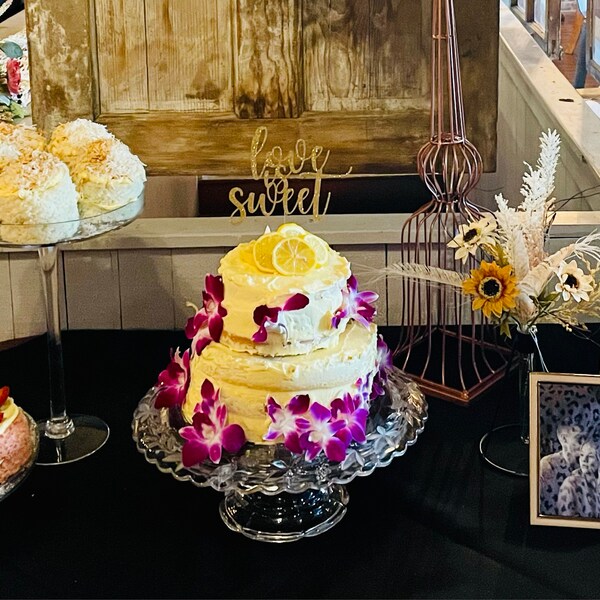Love is Sweet Cake Topper, Sweet Table Cake Topper, Bridal Shower ...