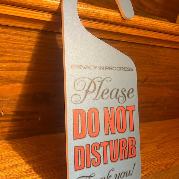 Custom Door Hanger, Personalized Doorknob Sign, PVC Door Knob Hanger ...