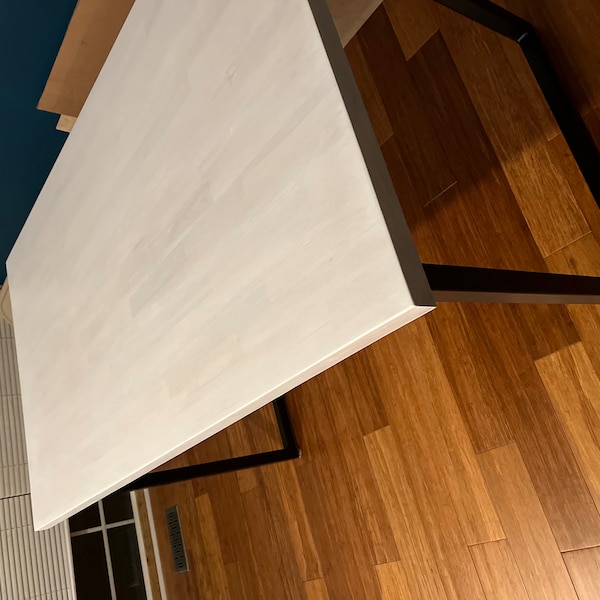 U Shaped Legs - Set(2) of Square Tubed Metal Table Legs (10" - 35 ...