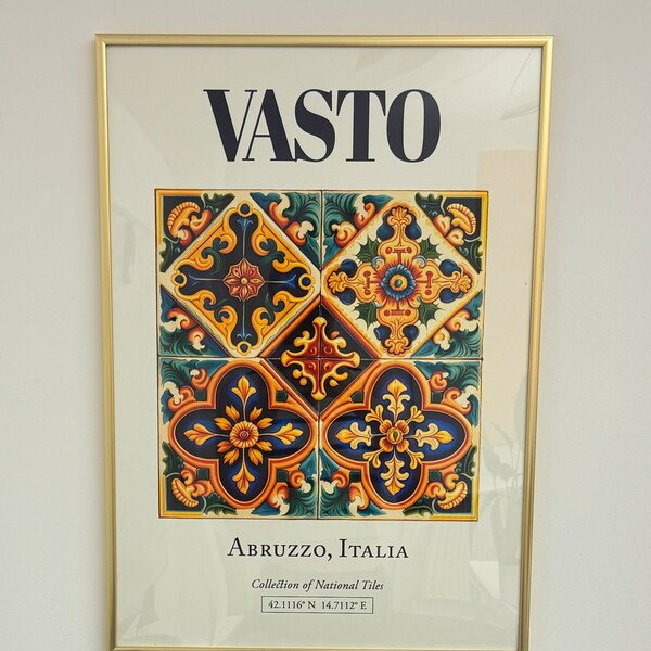 Gâteau Basque on Maiolica Tile Plate, Traditional French Food Wall Art ...