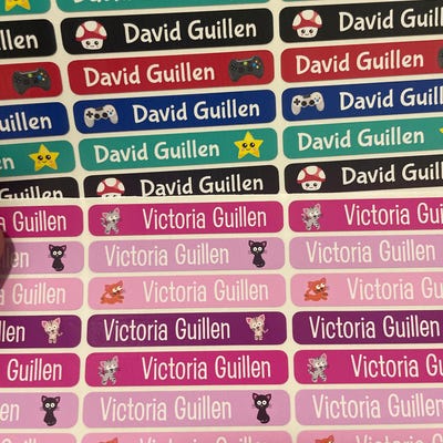 School Supply Labels Waterproof Labels for School Personalized Name ...