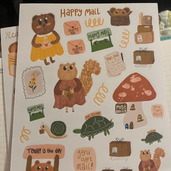 Pastel Habit Tracker Sticker Sheet for Journals & Planner Deco Sticker ...