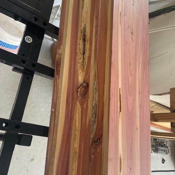 Kiln Dried Red Cedar Boards: Planed Flat, 1" Thick - Choose Your Size ...